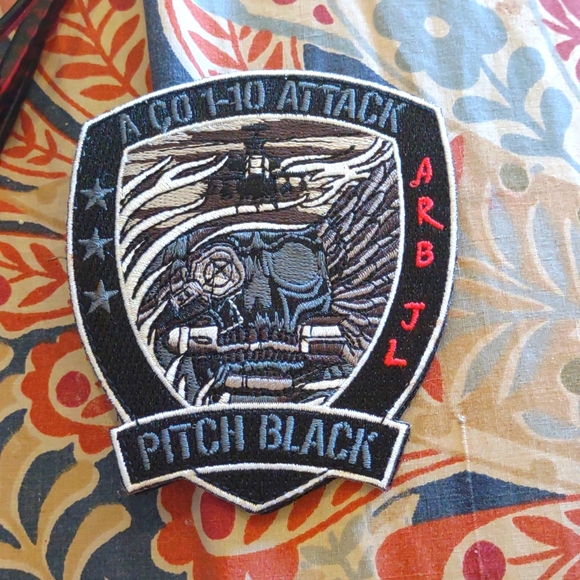Accessories | Alpha Military 11 Attack Pitch Black Velcro Embroidered ...